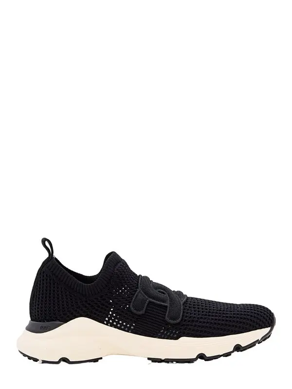 TOD'S Stretch Fabric Sneakers - Black