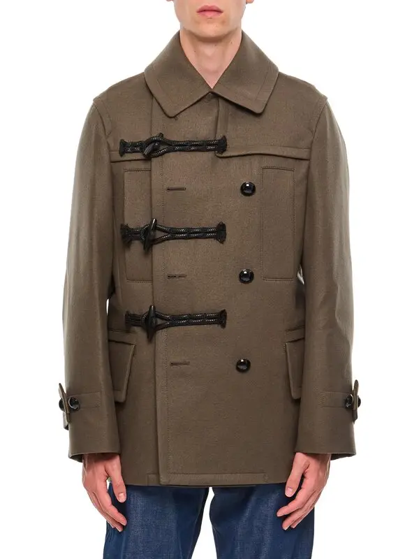 Sacai Melton Jacket - Green