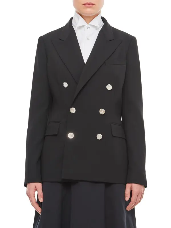 Ralph Lauren Camden Double-breasted Blazer - Black