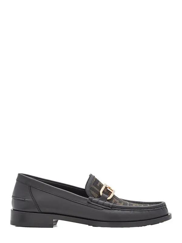 Fendi O'lock Loafers - Black