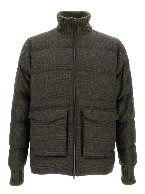 Herno Wool-cashmere Bomber Jacket - Green
