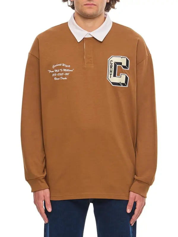 Carhartt Work In Progress Long Sleeve T-shirt - Brown