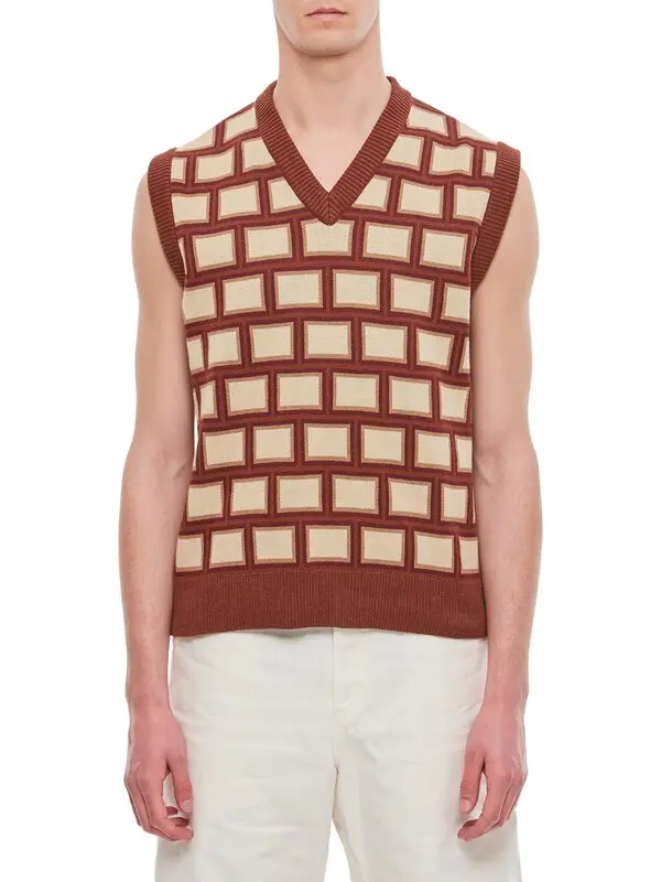 CHATEAU ORLANDO Bricks Vest - Brown