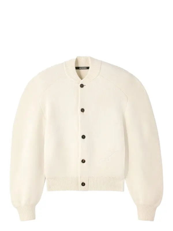 Jacquemus The Balloon Cardigan - White