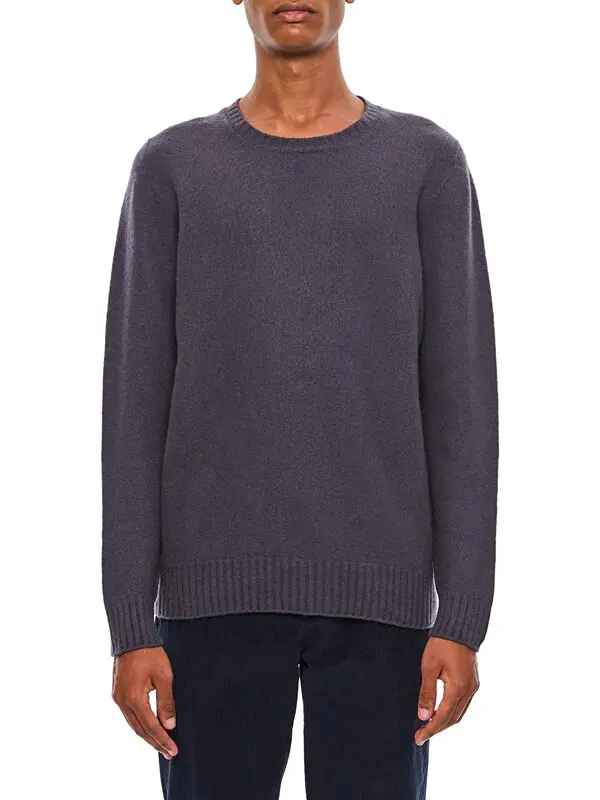 DRUMOHR Crewneck Long Sleeve Sweater - Grey