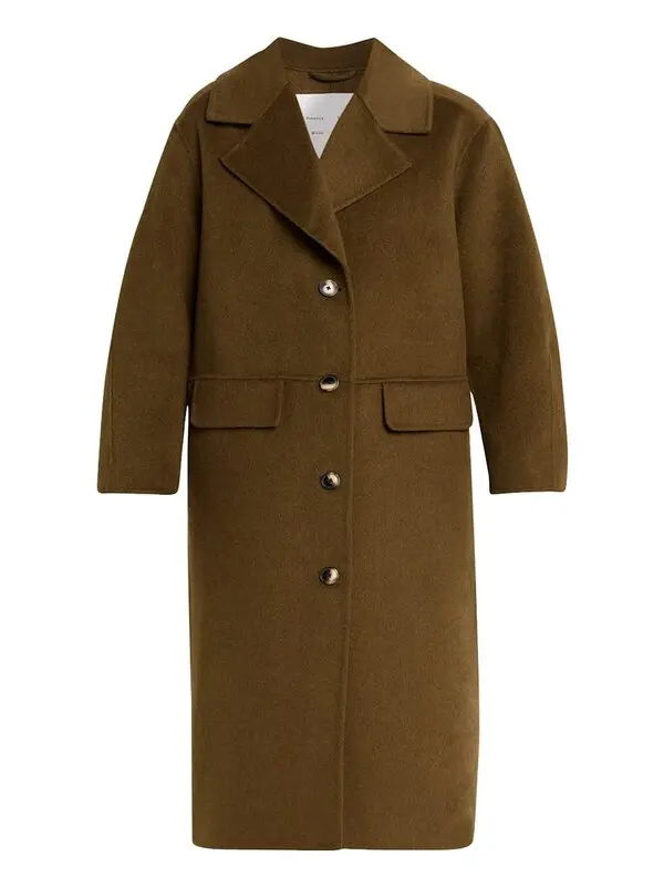 Proenza Schouler Tammy Double-face Wool Coat - Fatigue