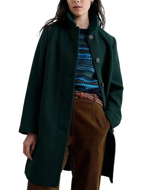 SEASALT CORNWALL Wood Cabin Coat - Verte