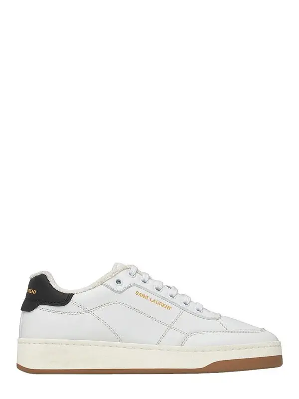 Saint Laurent Sl/61 Lace Up Sneakers - Black/gold