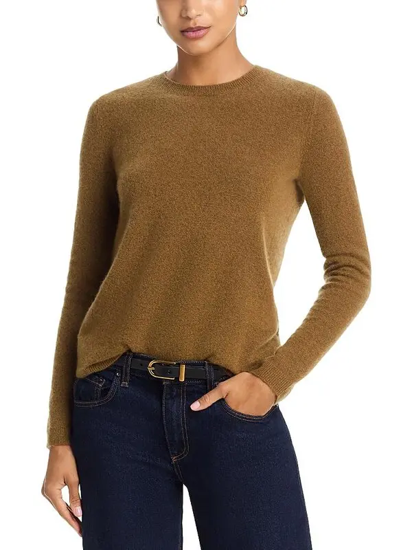 Co Crewneck Cashmere And Silk Sweater - Tapenade