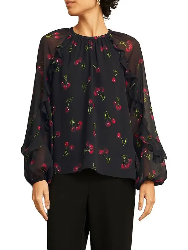 HOBBS LONDON Ryton Blouse - Black Multi