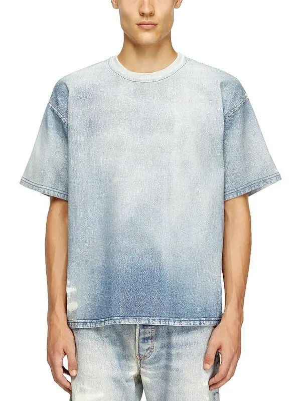DIESEL® Boxy Crewneck Tee - Denim