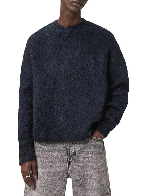 ALLSAINTS Coby Crewneck Sweater - Ink Blue
