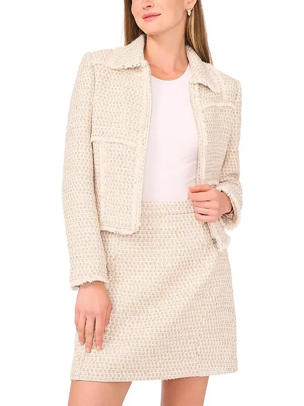 Vince Camuto Tweed Jacket - French Oak