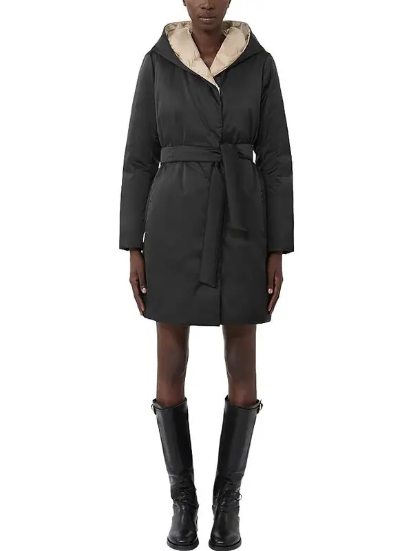 Max Mara Uggioso Reversible Coat - Black