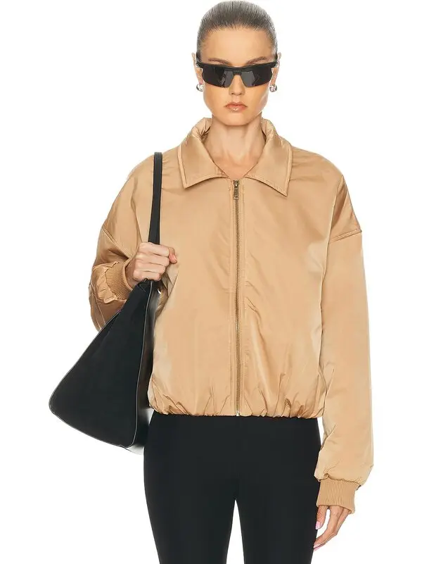 The Upside Carlotta Bomber Jacket - Brown