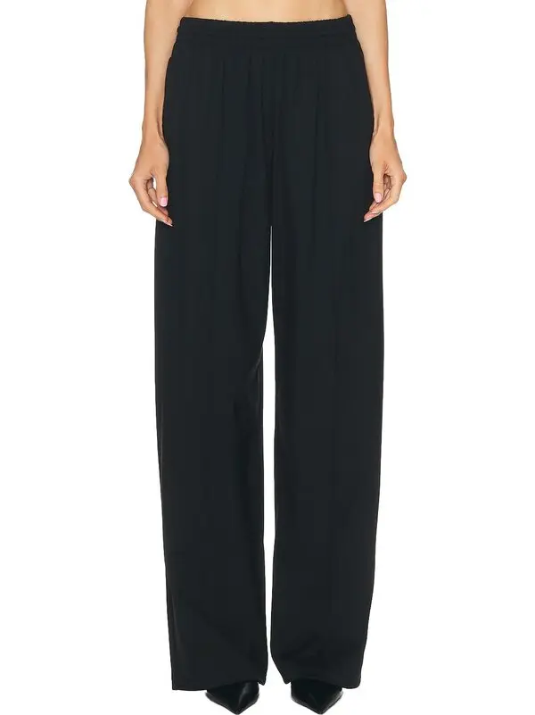 Wardrobe.NYC Opaque Lounge Pant - Black
