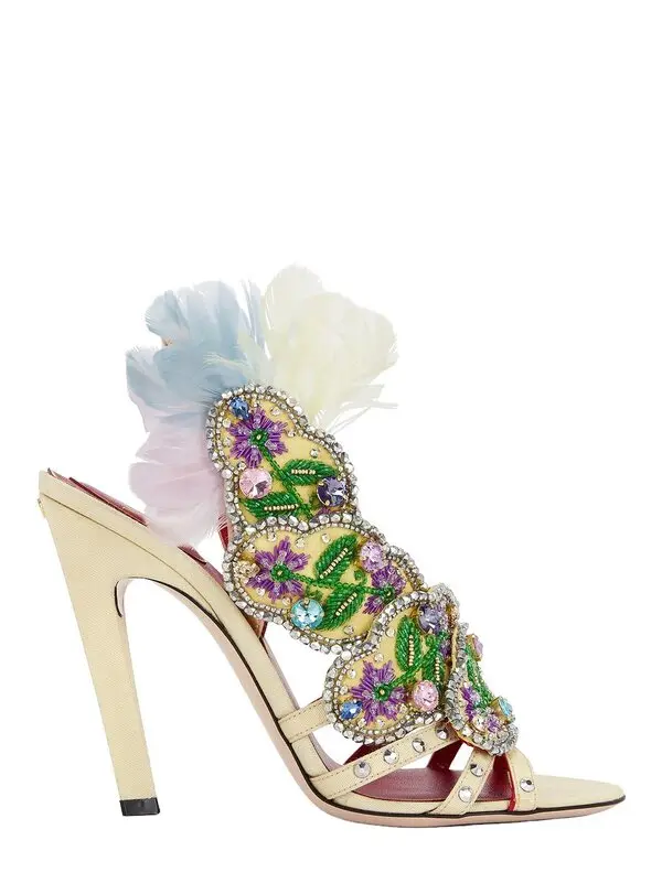 Valentino Garavani Dans Le Foyer Sandal - Beige, Multicolor, & Skin Sorbet