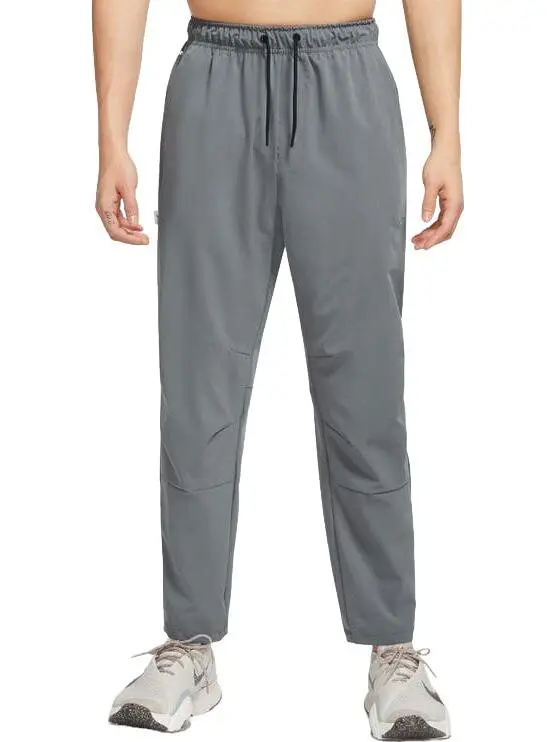 Nike Dri-fit Unlimited Drawstring Pants - Smoke Grey/black/smoke Grey
