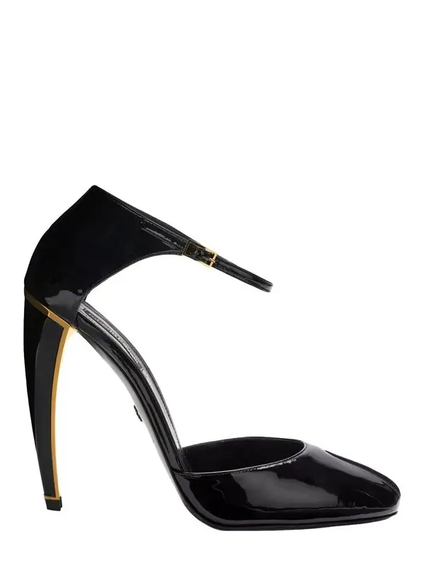 Roberto Cavalli Patent Leather Pumps - Black