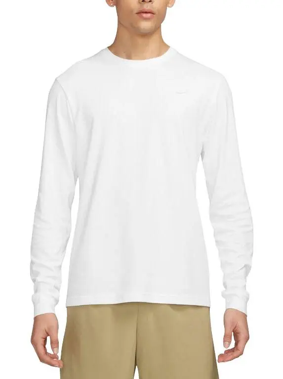 Nike Dri-fit Primary Long Sleeve T-shirt - 100 White/white