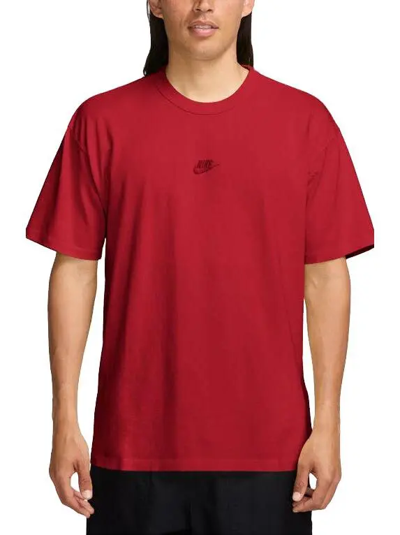 Nike Sportswear Max90 Logo Embroidered T-shirt - Gym Red