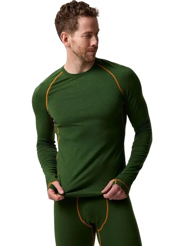 BACKCOUNTRY Cedars Rws Merino Lightweight Crew Baselayer Top - Douglas Fir