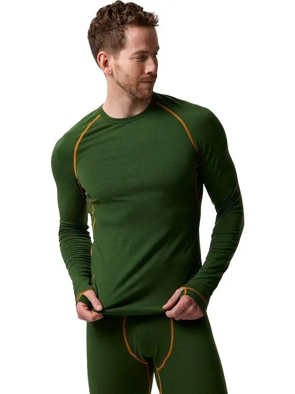 BACKCOUNTRY Cedars Rws Merino Lightweight Crew Baselayer Top - Douglas Fir