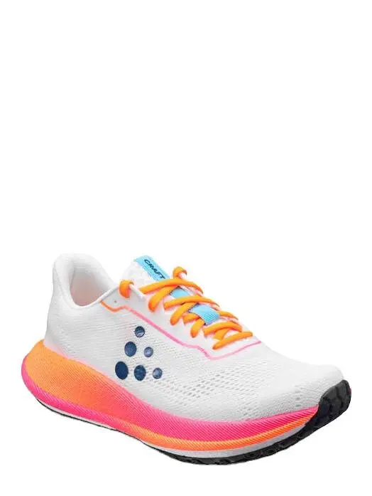 CRAFT Pacer 2 Running Shoe - White/orange