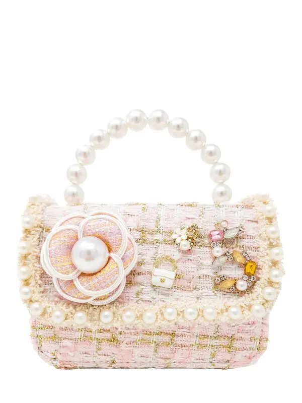 PUTTISU Pearl Garden Handbag - Rosy Peony