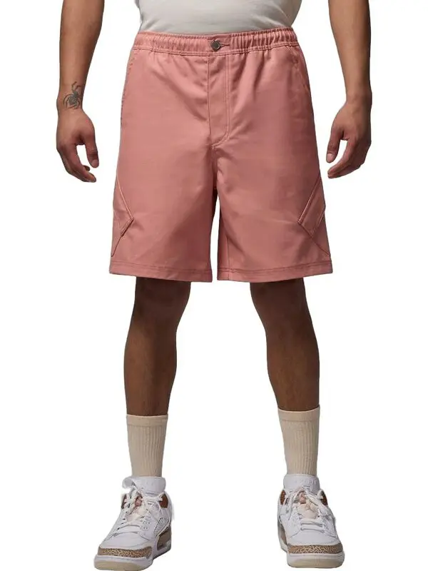 Nike Essentials Diamond Cargo Shorts - Rust Pink