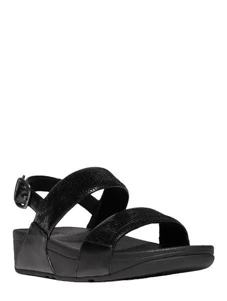 Fitflop Sequin Back-strap Sandals - All Black