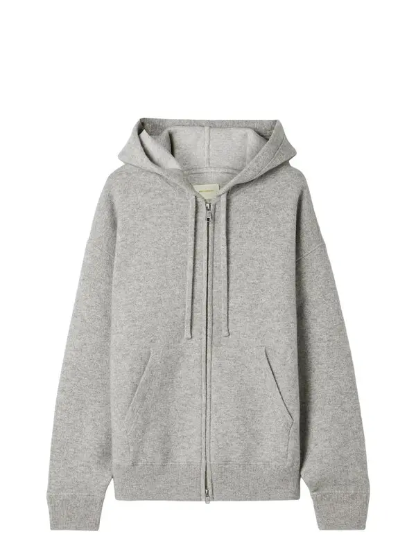 Aimé Leon Dore Cashmere-blend Zip-up Hoodie - Gray