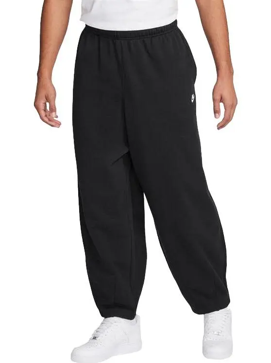 Nike Club Fleece Oversized Pants - Black/black/white