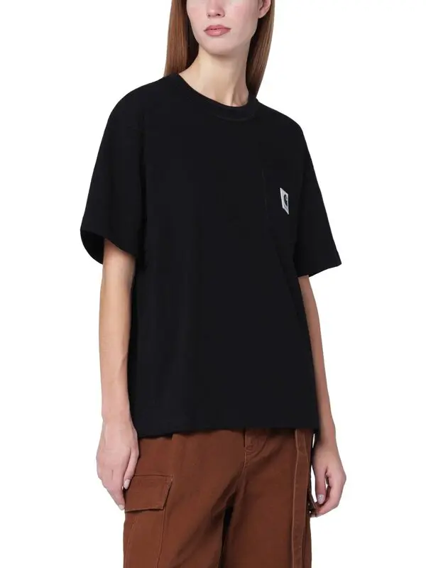 SACAI X CARHARTT WIP Cotton T-shirt - Black