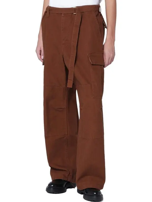 SACAI X CARHARTT WIP Cotton Cargo Trousers - Beige