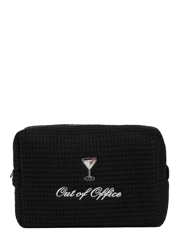 ABBODE Out Of Office Waffle Pouch - Black