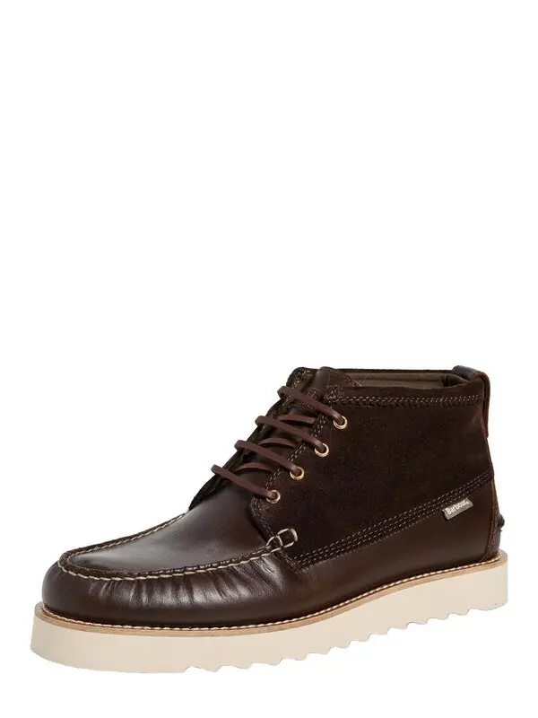 Barbour Hadston Chukka Boots - Dark Brown