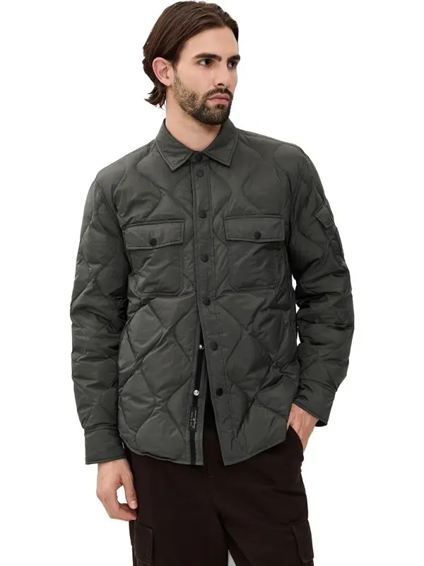 Rag & Bone Padded Dane Shirt Jacket - Dksdw