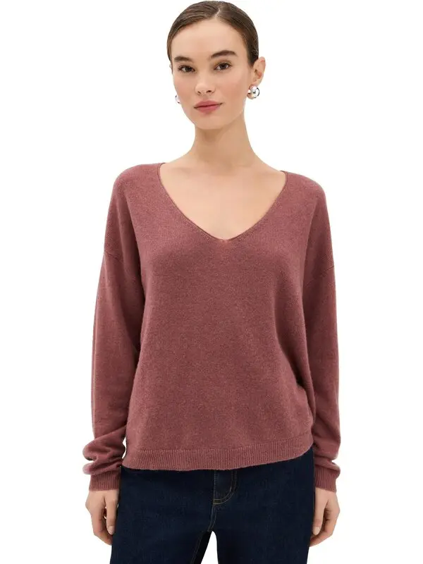 Le Kasha Tibet Cashmere Sweater - Mauve