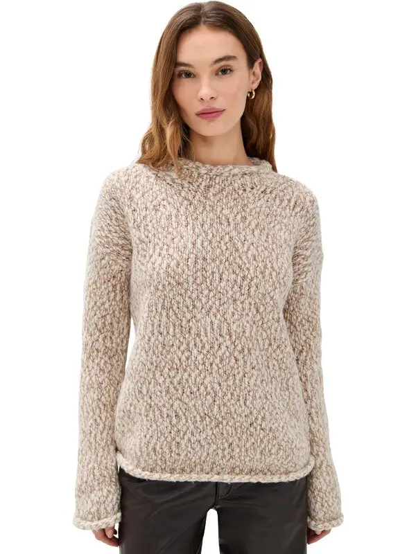 LA LIGNE Clair Sweater - Cream/tan