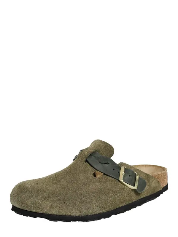 BIRKENSTOCK Boston Braid Clogs - Thyme