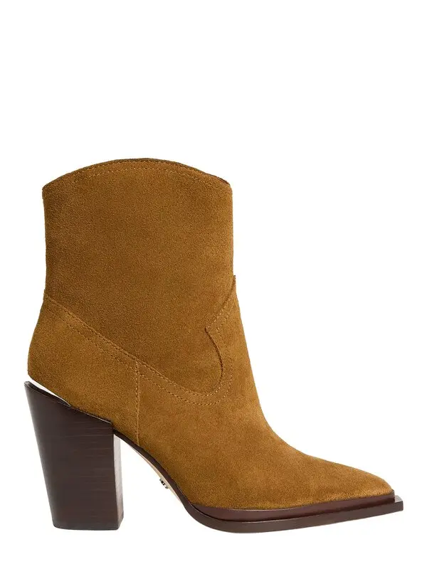 Paige Posey 85 Suede Ankle Boots - Brown