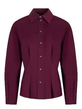CALLAS MILANO Lucia Lantern Sleeve Shirt - Violet