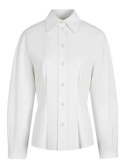 CALLAS MILANO Lucia Lantern Sleeve Shirt - White