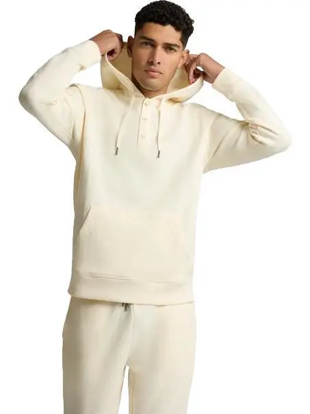 Onia Heavyweight Cotton Waffle Hoodie - Ecru