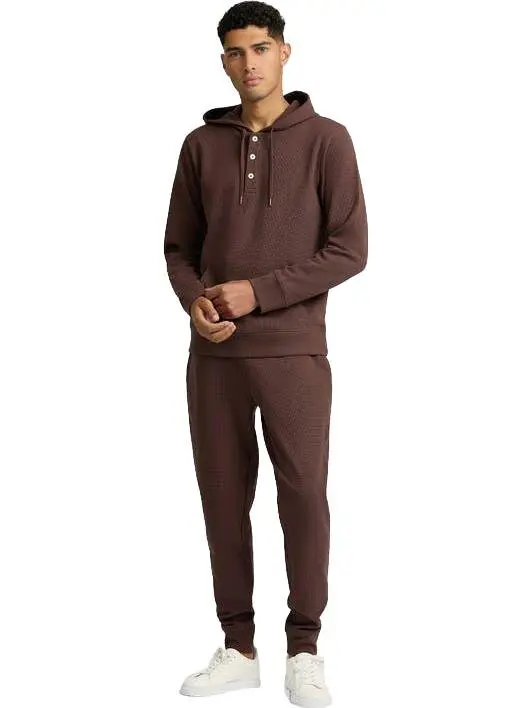 Onia Heavyweight Cotton Waffle Hoodie - Java