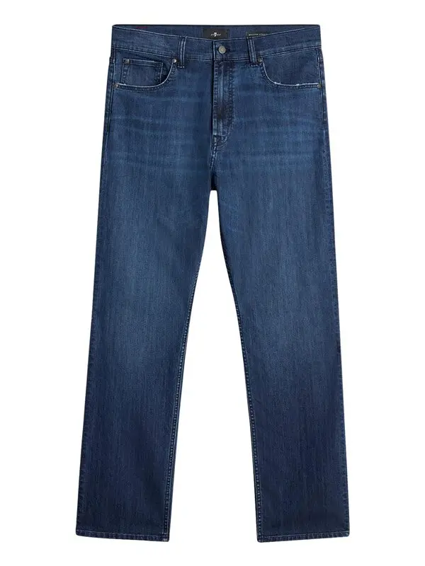 7 For All Mankind Modern Straight-leg Jeans - Blue
