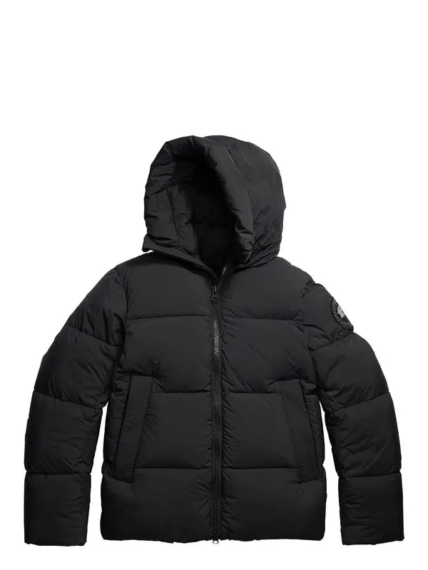 Canada Goose Crofton Nylon Hooded Puffer Jacket - Black