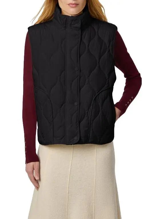 Bernardo Beekman Quilted Puffer Vest - Black