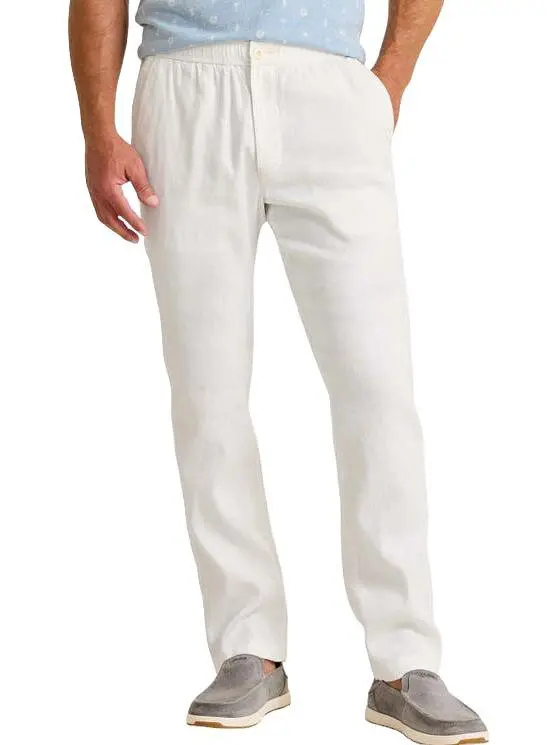 Tommy Bahama Beach Coast Stretch Linen & Cotton Pants - White